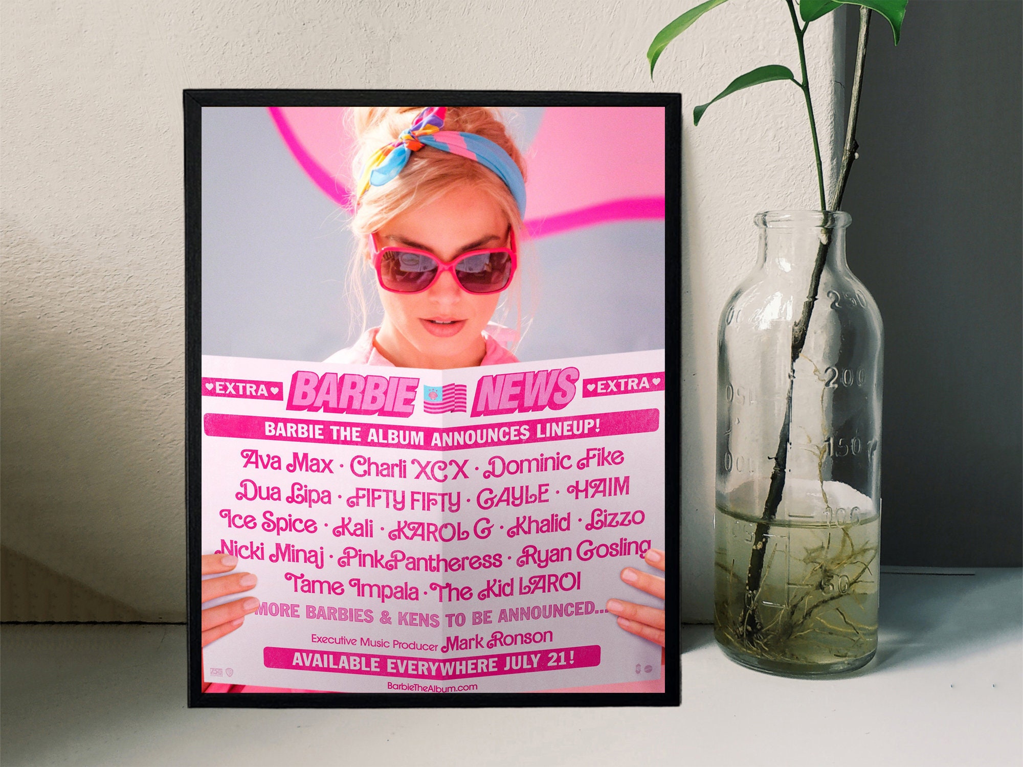 Barbie Movie Poster Film/Room Decor Wall Art/Poster Gift/Adhesive ...