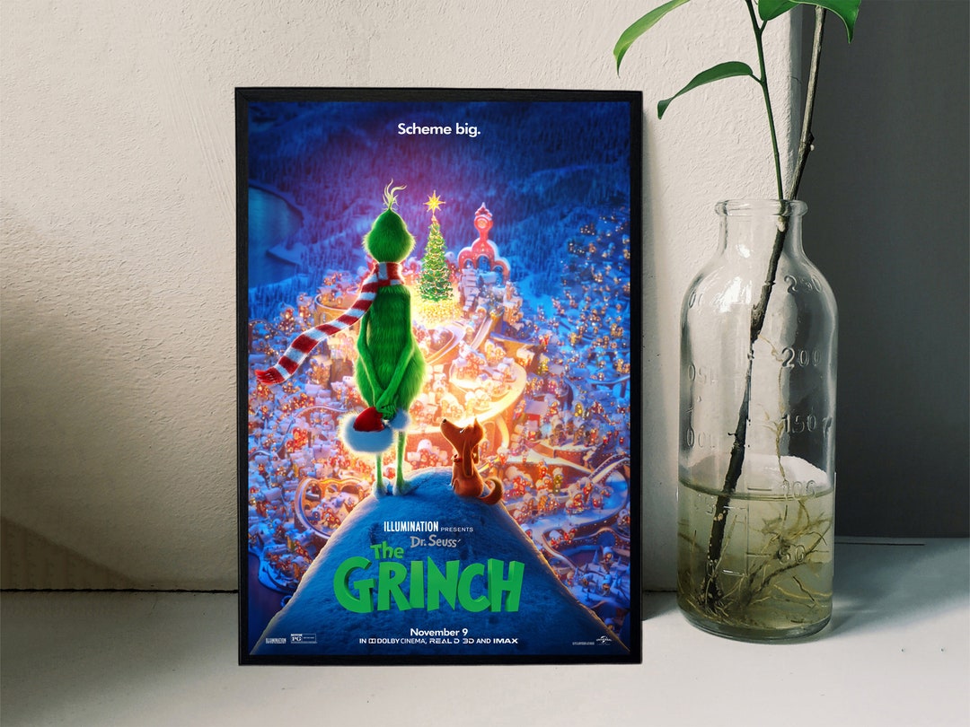 The Grinch Movie Poster Film/room Decor Wall Art/poster Gift/canvas ...