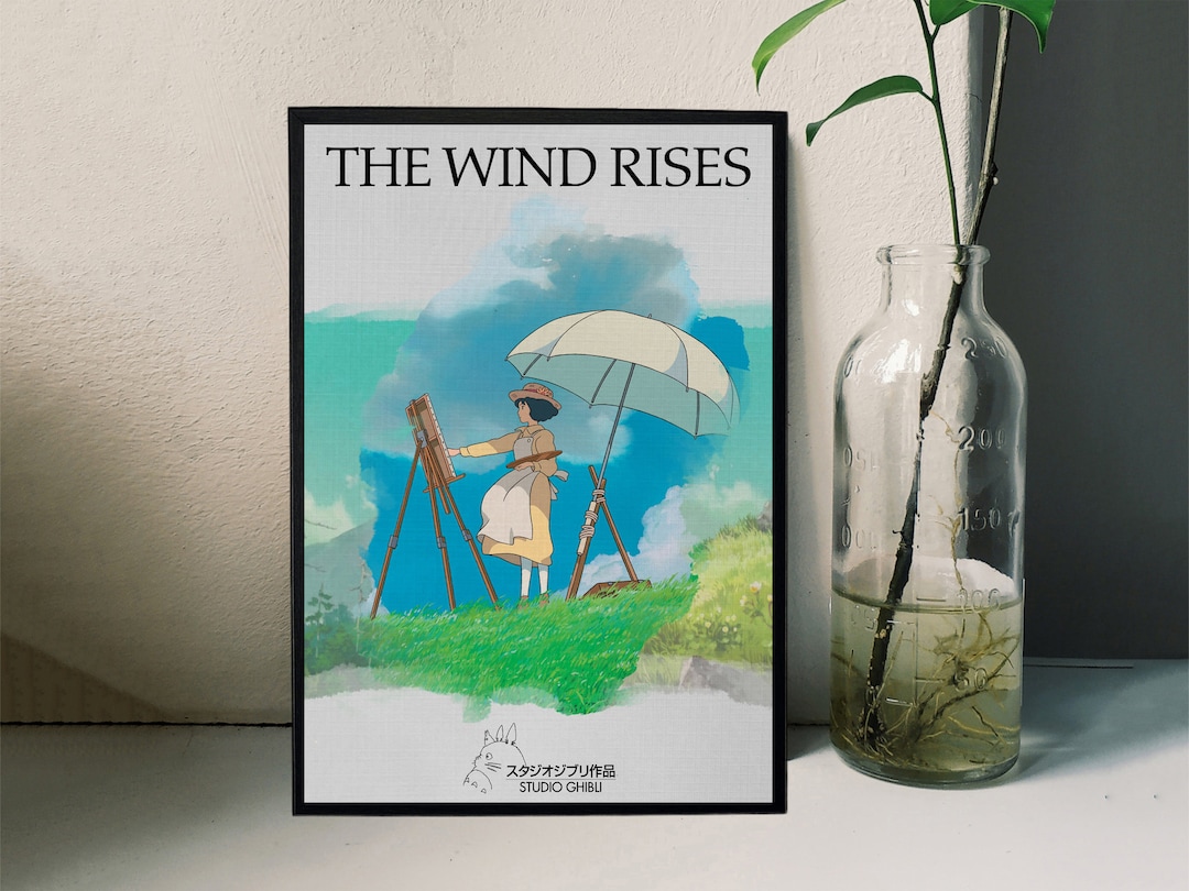 The Wind Rises Movie Poster Film/room Decor Wall Art/poster Gift/canvas ...