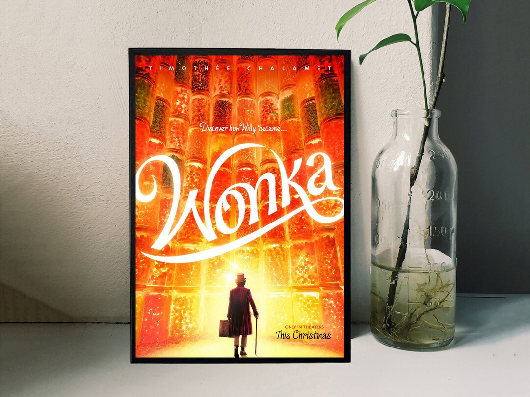 Wonka Movie Poster Film/room Decor Wall Art/poster Gift/canvas - Etsy