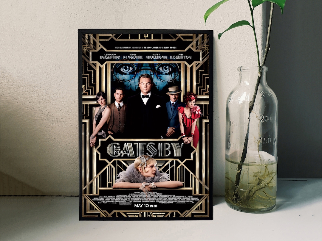The Great Gatsby Movie Poster Film/room Decor Wall Art/poster - Etsy