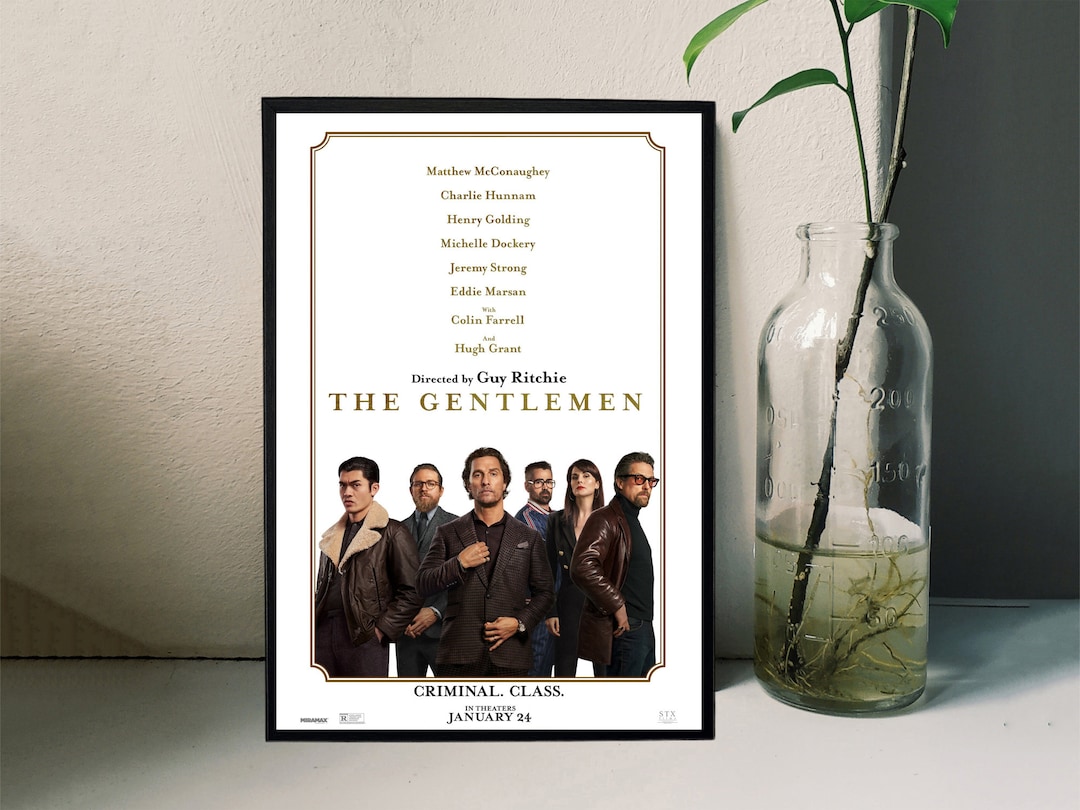 The Gentlemen Movie Poster Film/room Decor Wall Art/poster Gift/canvas ...