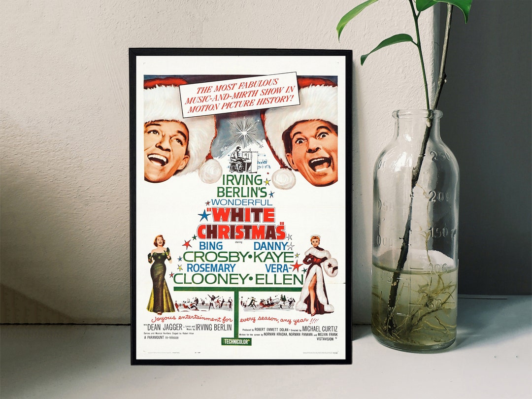 White Christmas Movie Poster Film/room Decor Wall Art/poster Gift ...