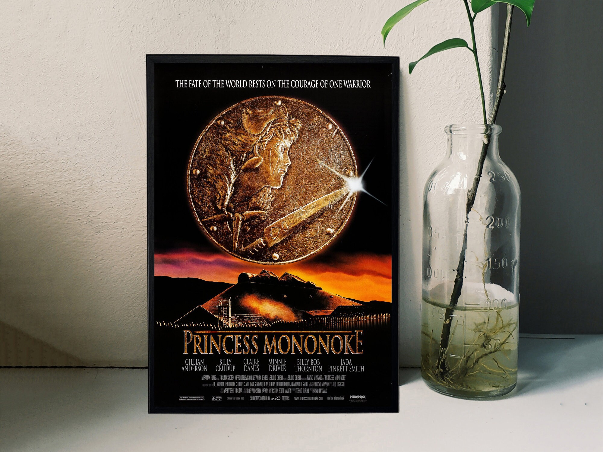 Princess Mononoke Movie Poster Film/room Decor Wall Art/poster Gift ...