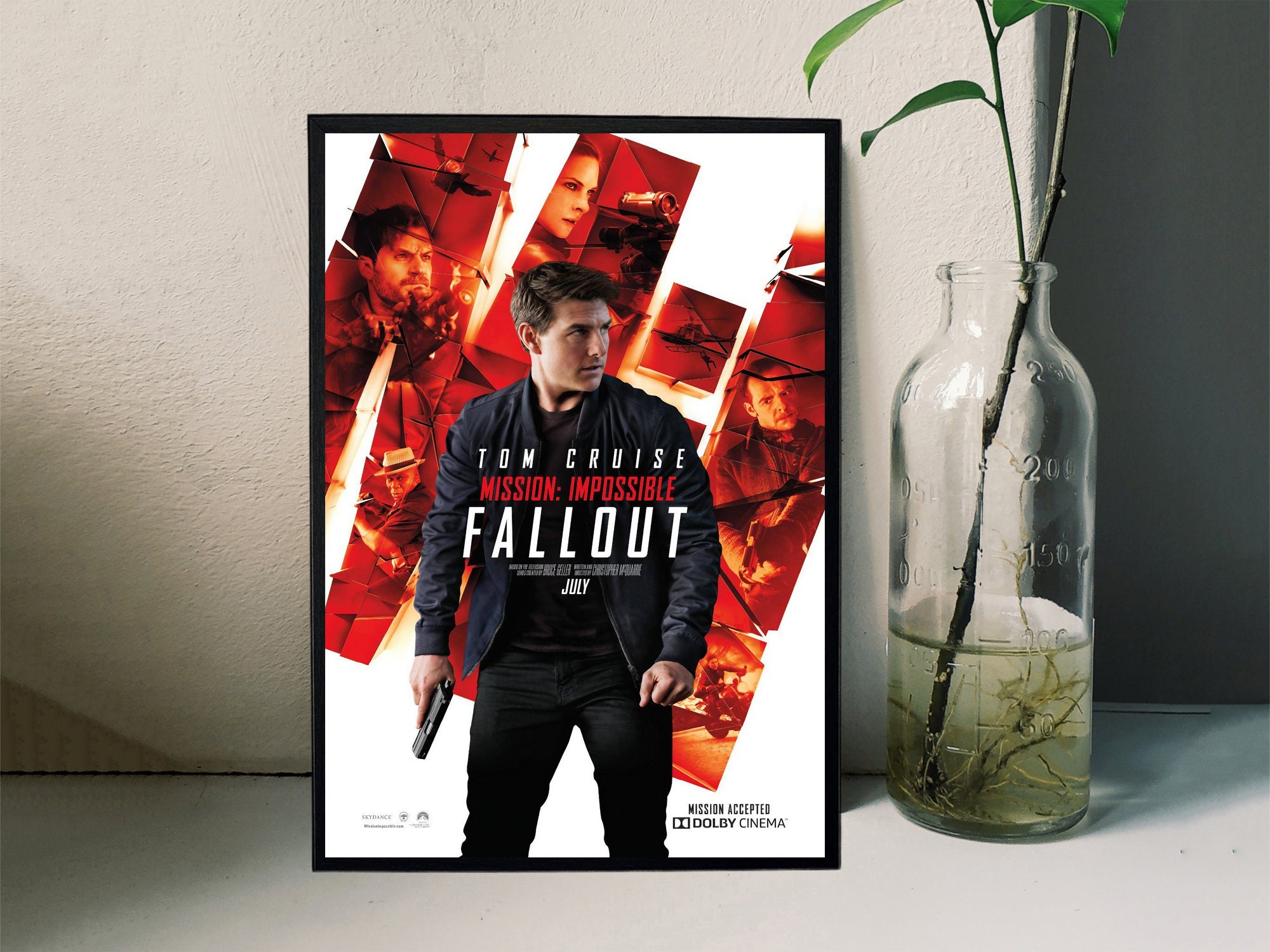Mission Impossible Fallout Movie Poster Film/room Decor Wall - Etsy