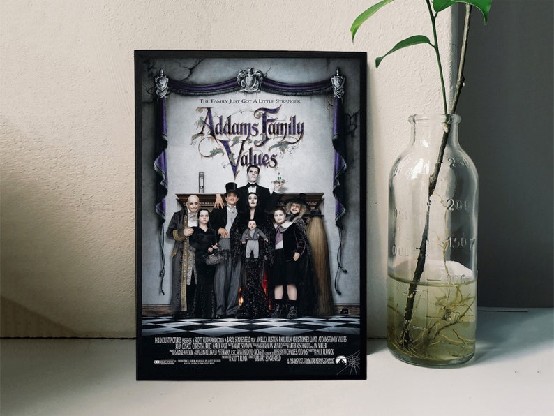 Addams Family Values Movie Poster Film/room Decor Wall Art/poster Gift ...