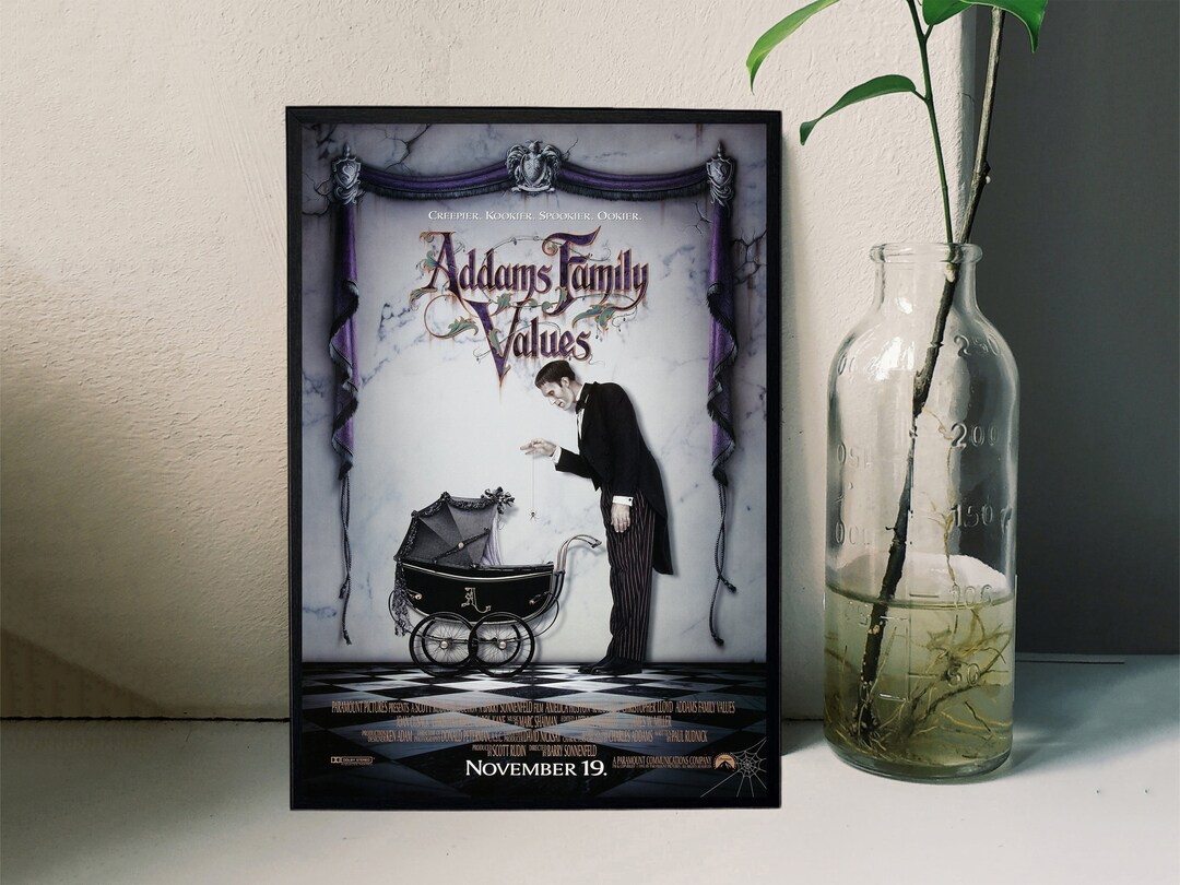 Addams Family Values Movie Poster Film/room Decor Wall Art/poster Gift ...