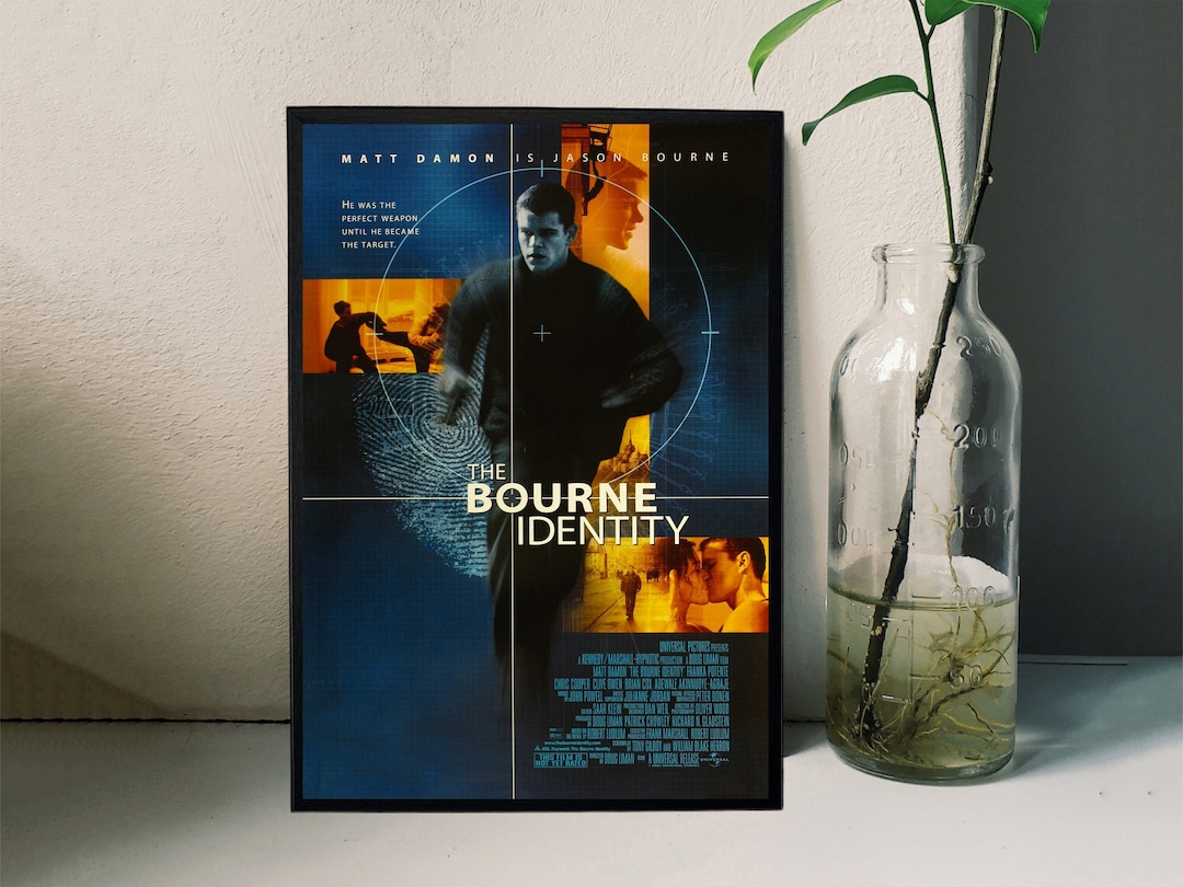 The Bourne Identity Movie Poster Film/room Decor Wall Art/poster Gift ...