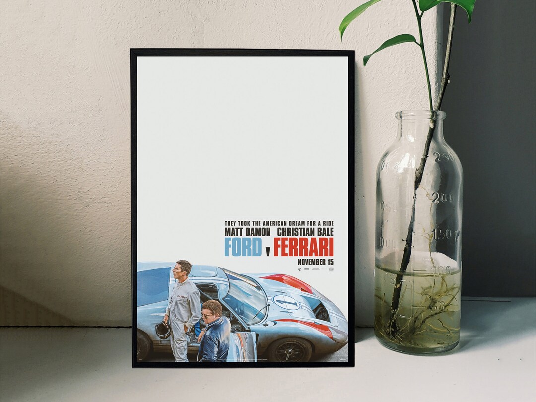 Ford V Ferrari Movie Poster Film/room Decor Wall Art/poster Gift/canvas ...