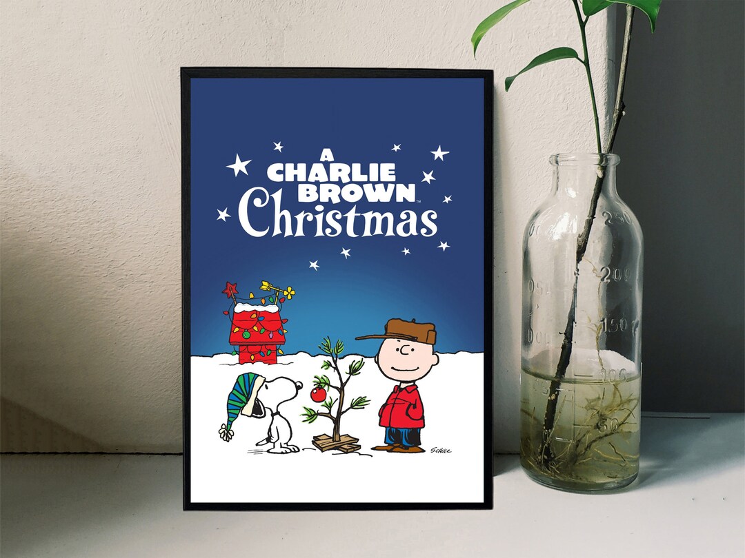 A Charlie Brown Christmas Movie Poster Film/room Decor Wall Art/poster ...