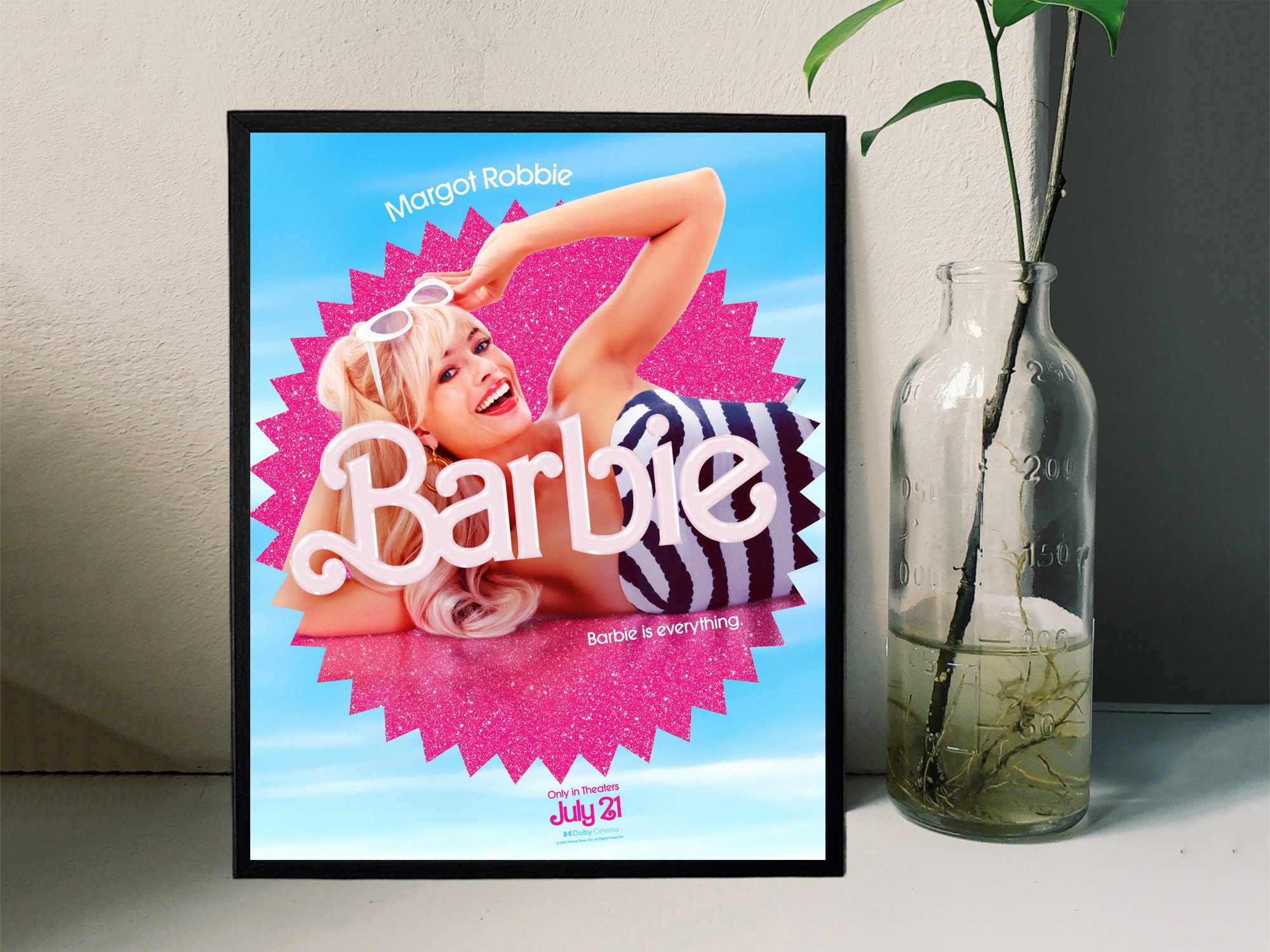 Barbie Movie Poster Film/Room Decor Wall Art/Poster Gift/Adhesive ...