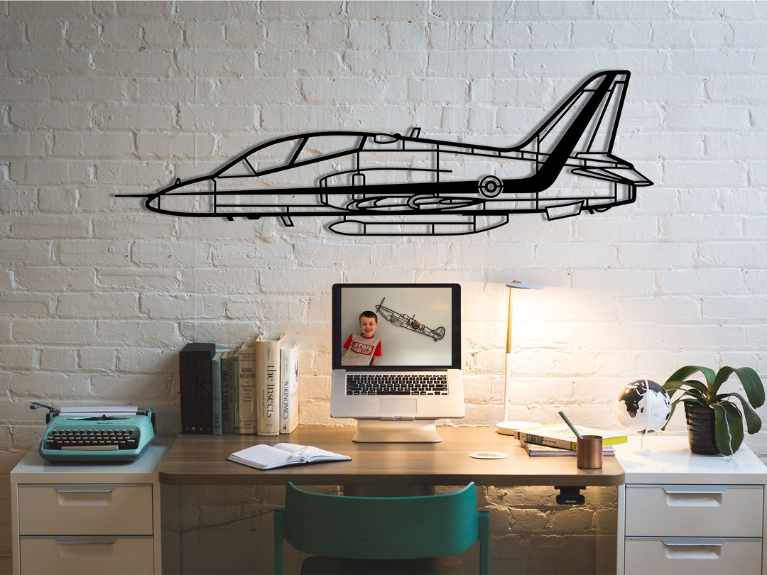 RED ARROW HAWK Aviation, Aeroplane, Wall Art, Decoration, Metal, Gift ...