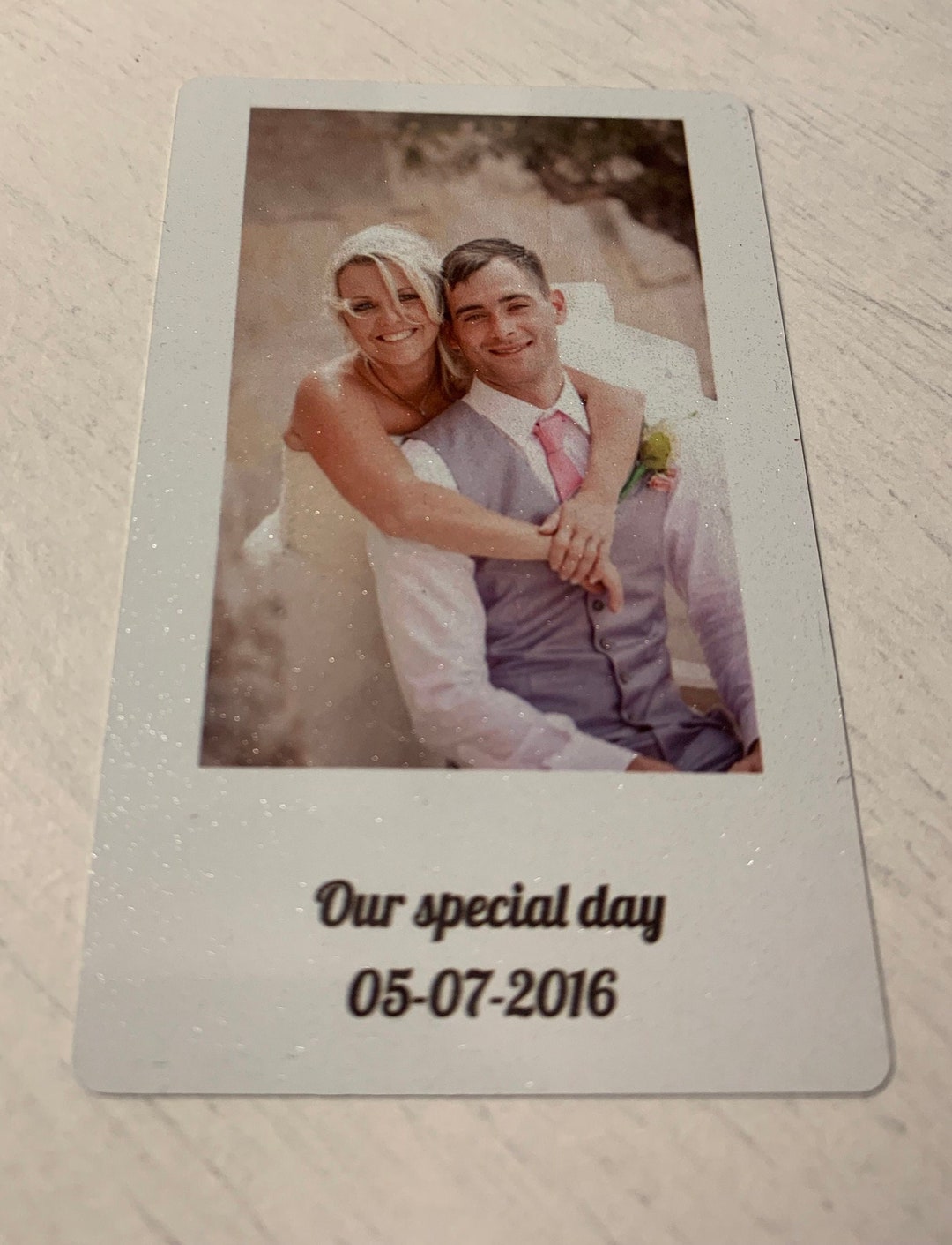 Personalised Aluminium Memory Wallet Size Card - Etsy
