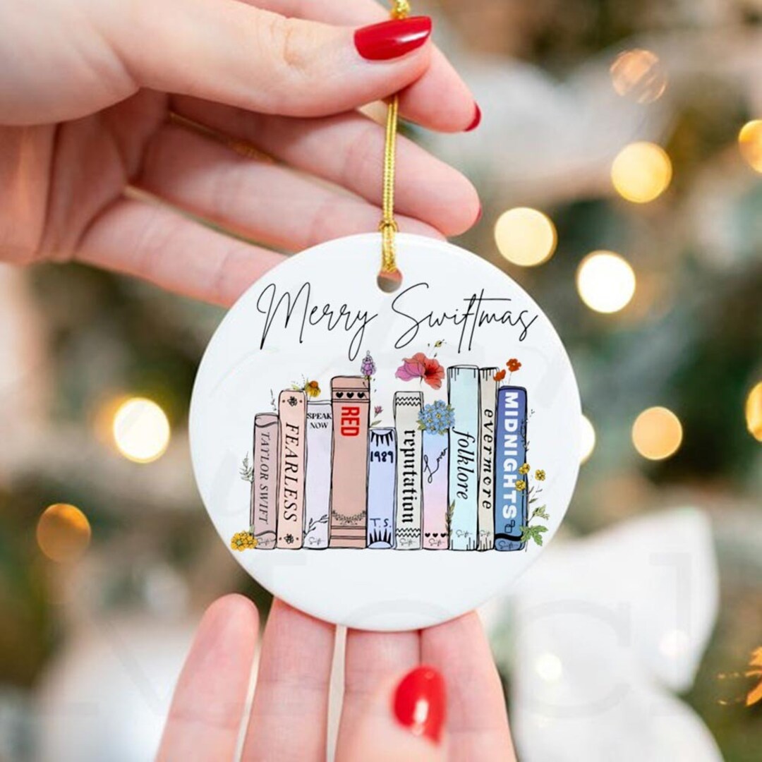 Taylor Swift Christmas Ornament Swift Swiftmas Ornament - Etsy