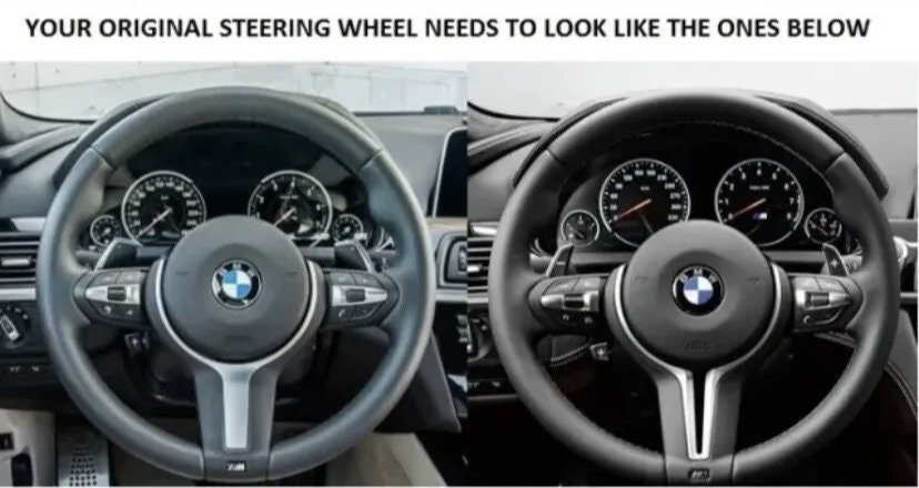 BMW Flat Bottom Steering Wheel, Carbon Fibre Steering Wheel, Centre ...