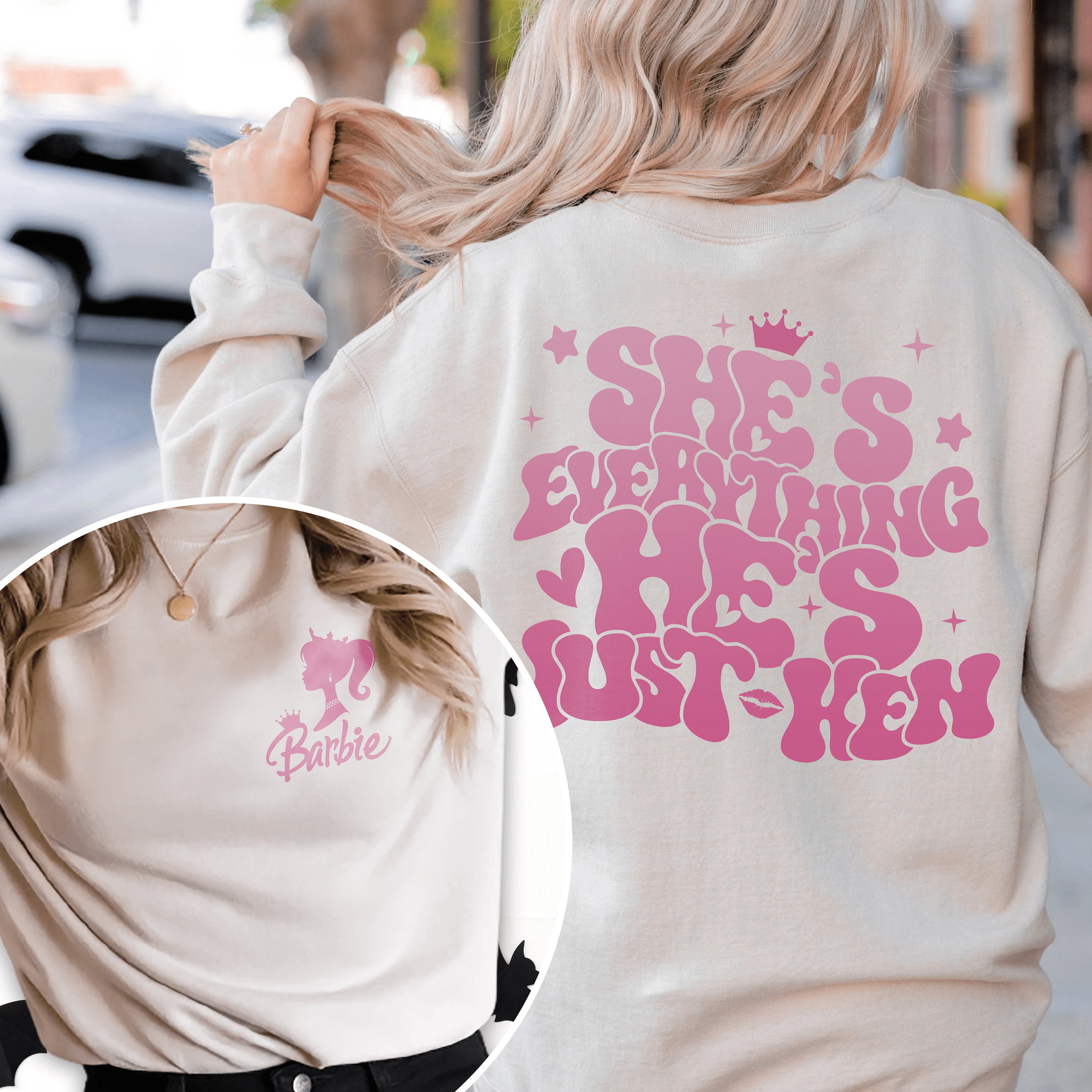 She's Everything He's Just Ken Hot Pink Barbi Png - Etsy