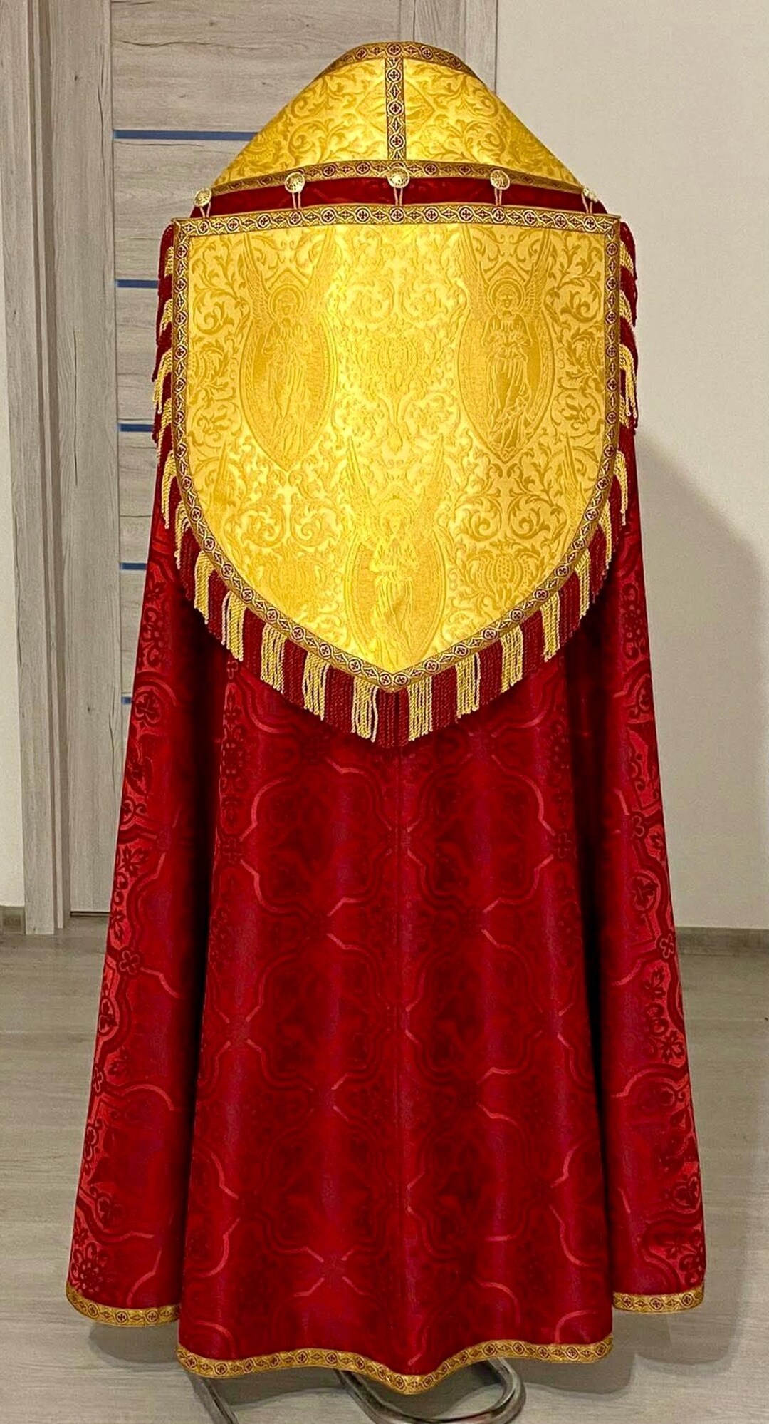 Cope Red Gothic Church Vestment - Etsy