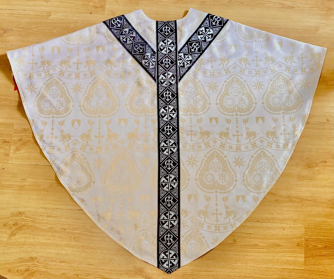 Dominican Order White Gothic Chasuble Vestment - Etsy