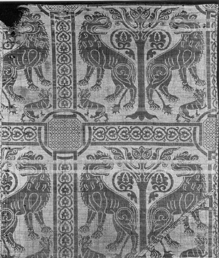 5 Meters 100% Natural Silk Medieval Vestment Fabric Damask Brocade 13 ...