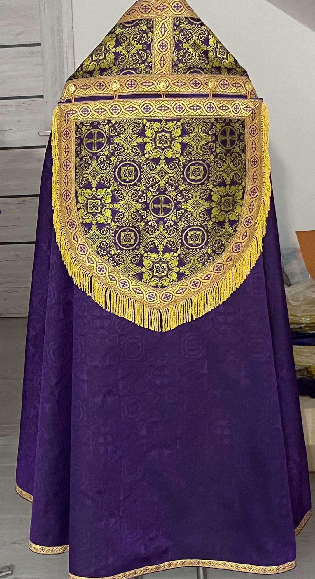 Roman Violet Purple Cope Vestment - Etsy