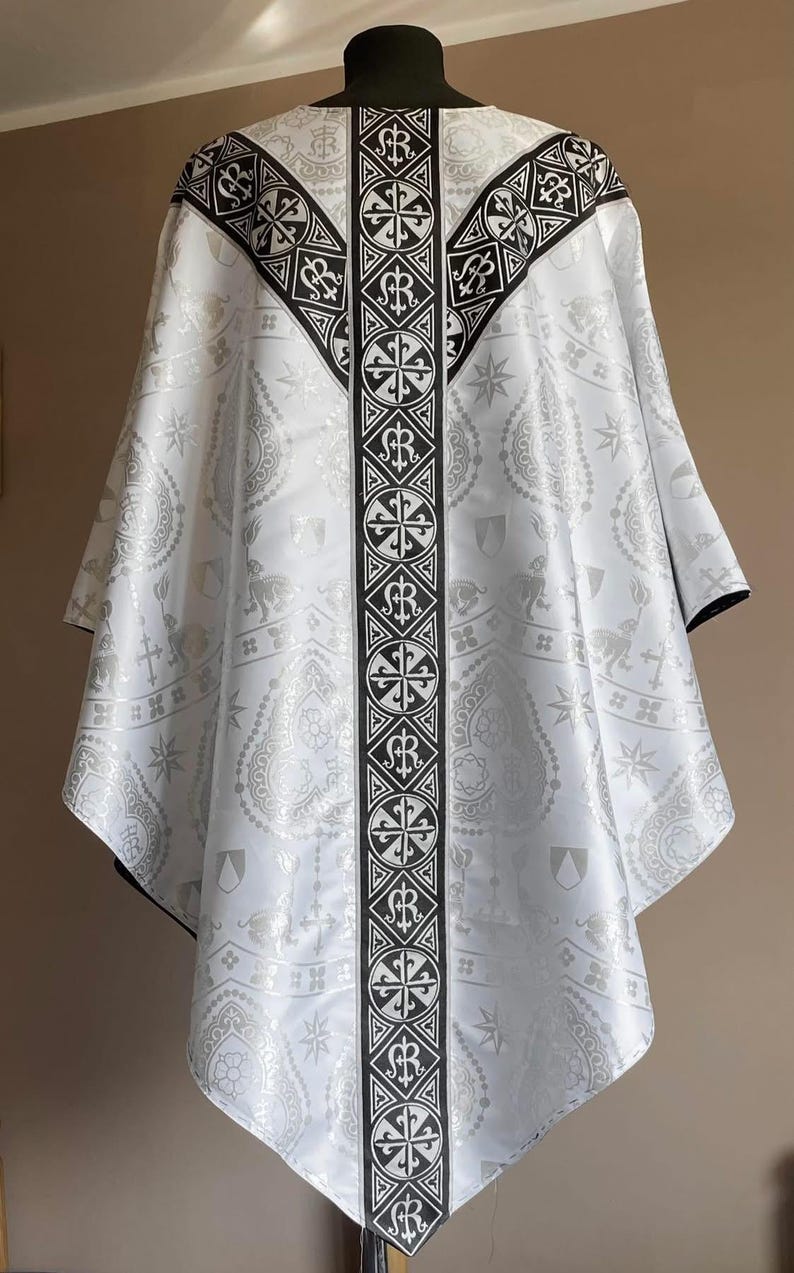 Dominican Order White Gothic Chasuble Vestment - Etsy