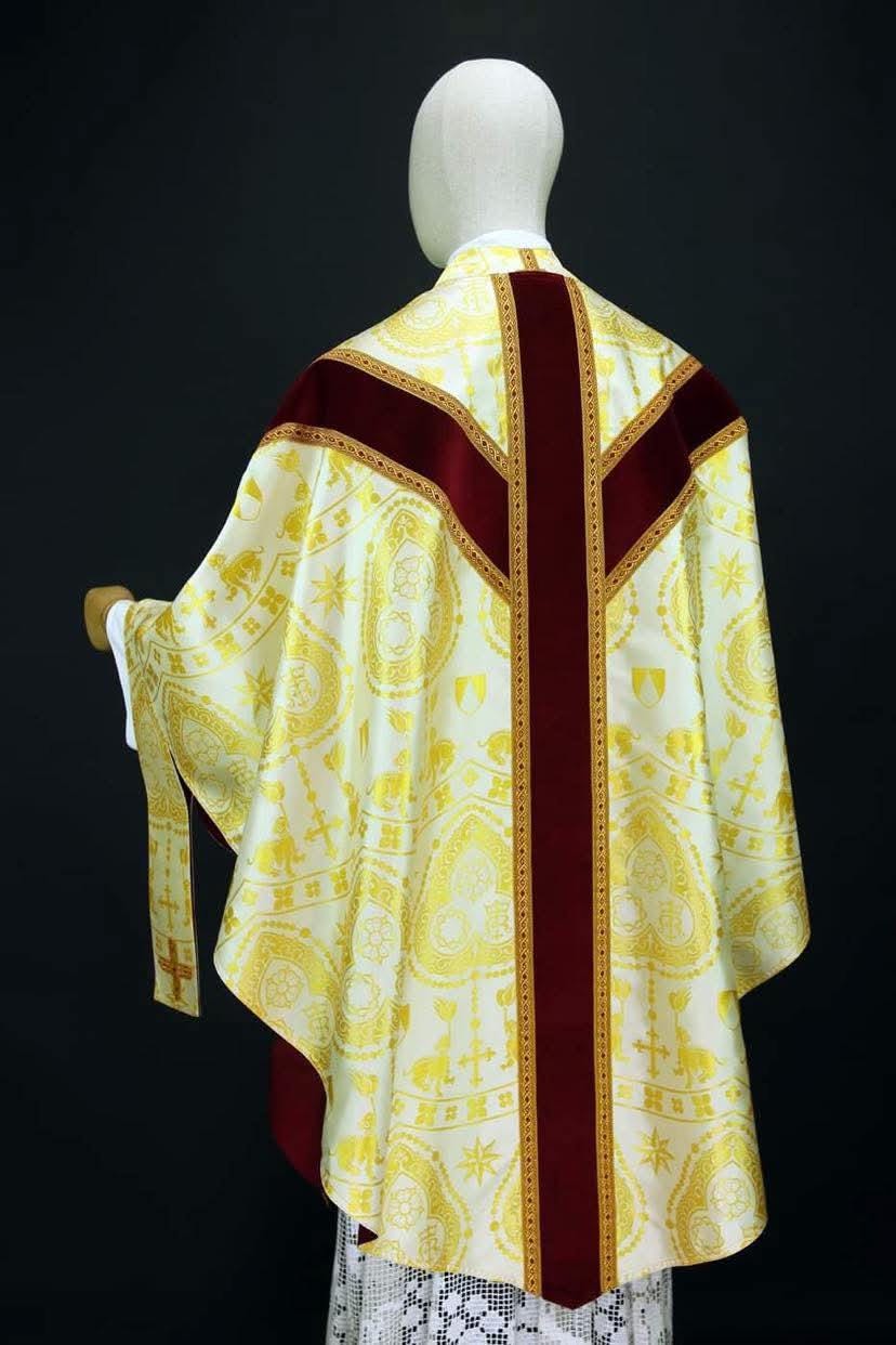 White Gothic Chasuble Vestment Dominican Order - Etsy