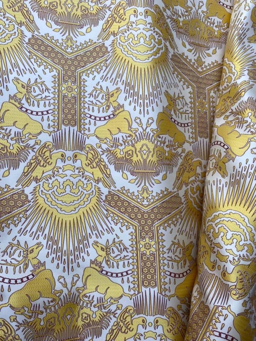 3 Meters Silk Medieval Fabric/ 3 Meters Medieval Silk Fabric - Etsy UK