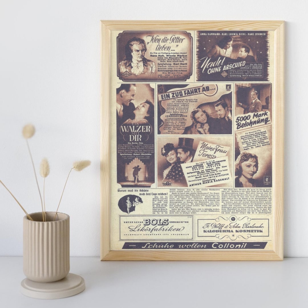 Vintage Magazine Advertisements Pages, Vintage Wall Art, Early 20th ...