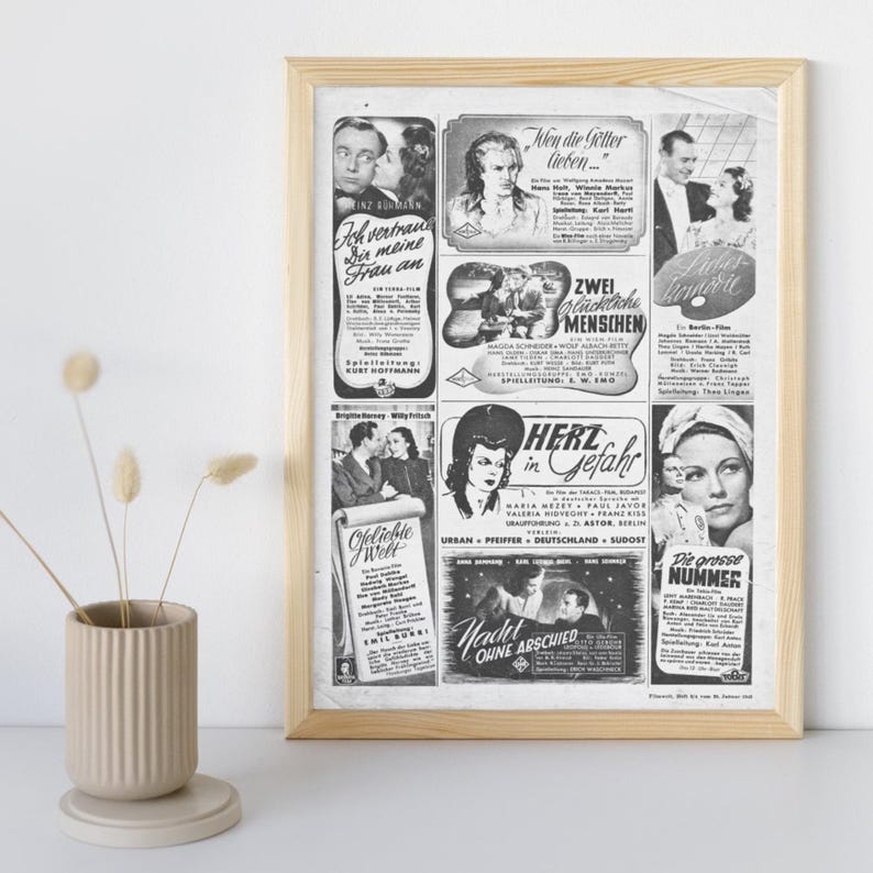 Vintage Magazine Advertisements Pages, Vintage Wall Art, Early 20th ...