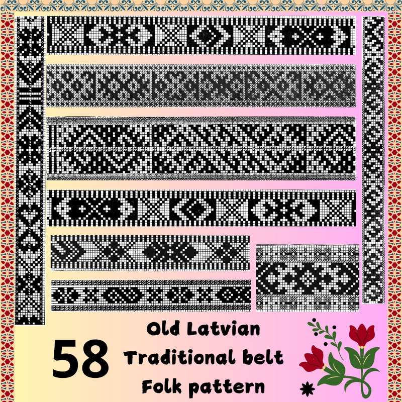 Slavic Belt Pattern - Etsy