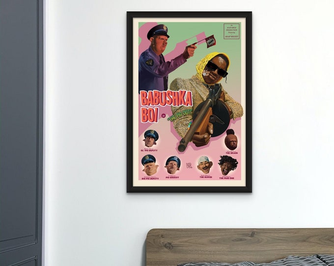 ASAP Rocky Babushka Boi Poster and Wrapped Canvas - Etsy