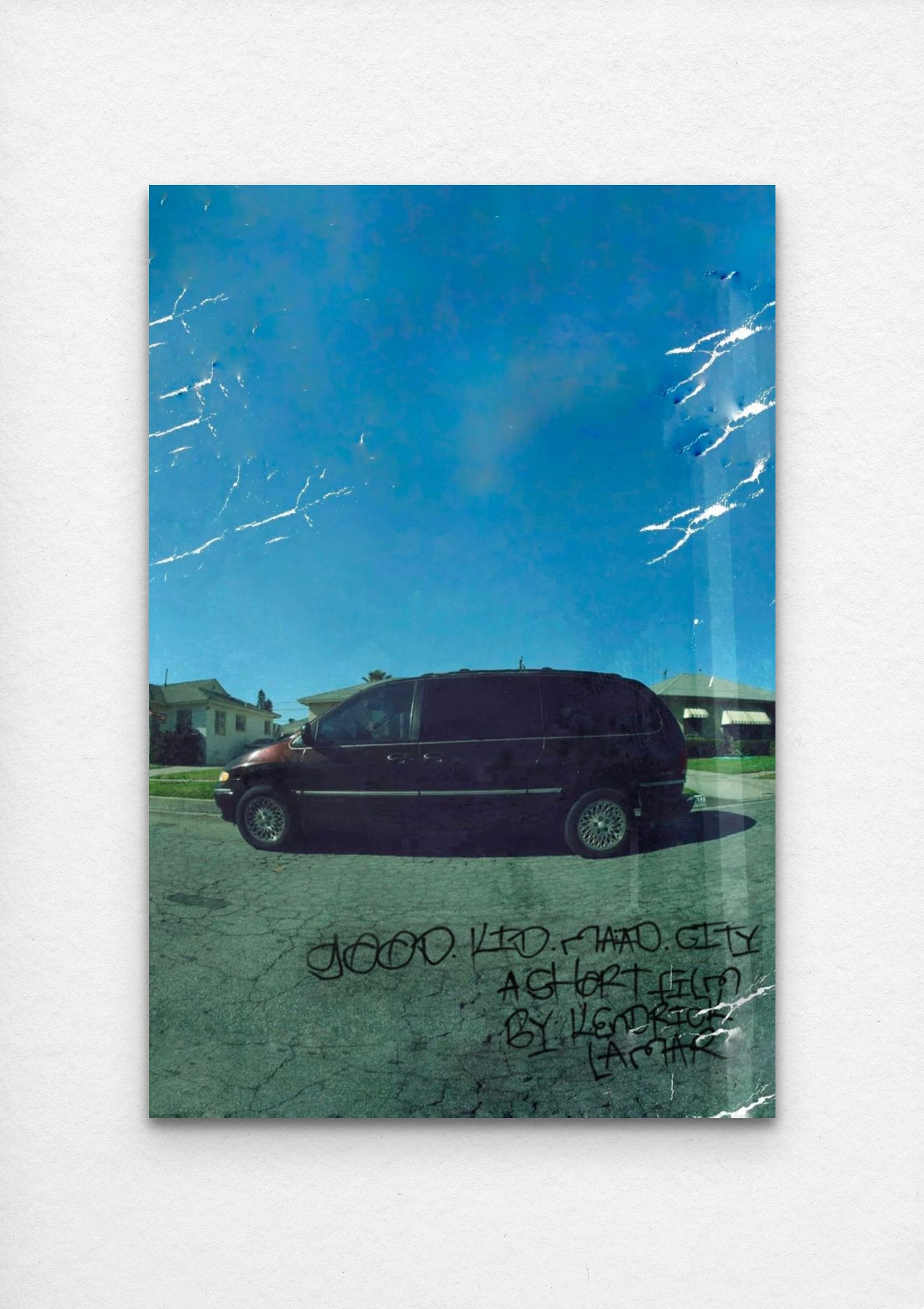 Kendrick Lamar GKMC Zine Poster and Wrapped Canvas - Etsy