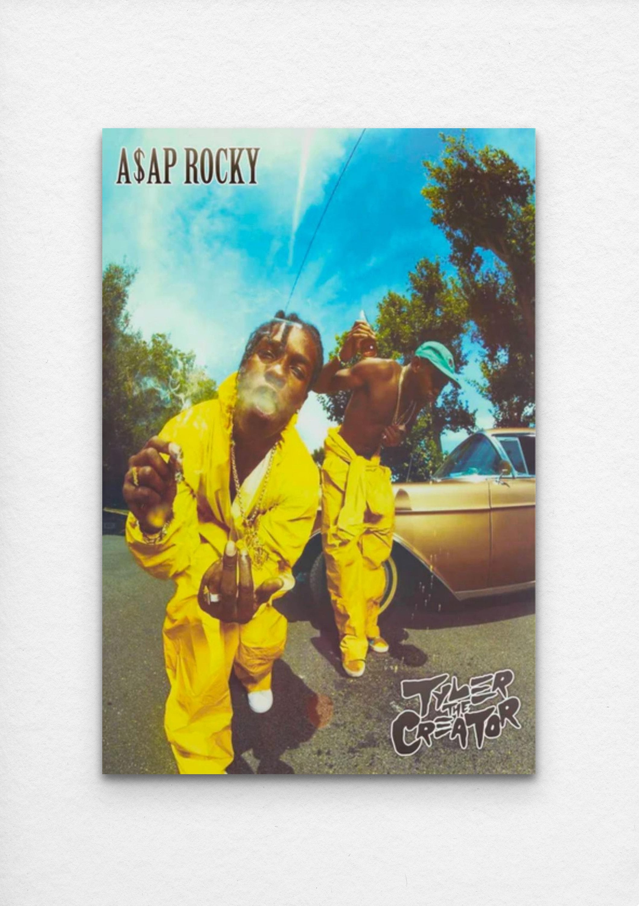 Tyler, the Creator & ASAP Rocky Poster and Wrapped Canvas - Etsy