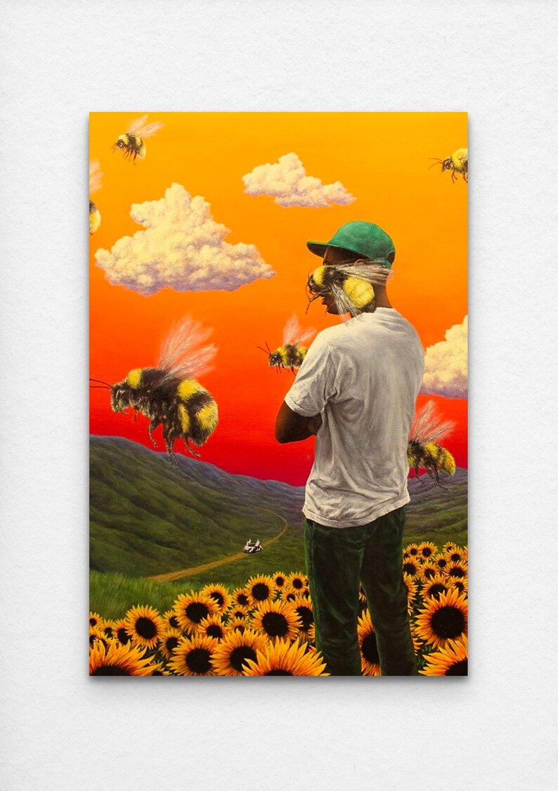 Tyler, the Creator Flower Boy Poster and Wrapped Canvas - Etsy