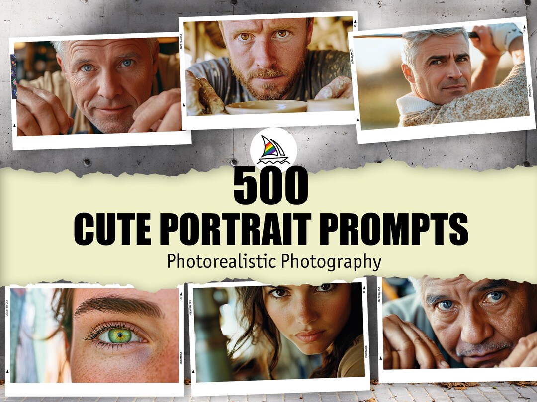 Content Creator's Portrait Prompts: 500+ Cute Photography Prompts, Pngs ...