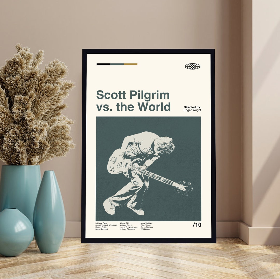 Scott Pilgrim Vs the World Poster Scott Pilgrim Movie Movie - Etsy