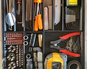 Ultimate Magnetic Toolbox Label Organizer Set for Tool Chest, Boxes ...