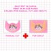 Princess Party Hat Canva Template Editable Pink Princess Birthday Hat ...