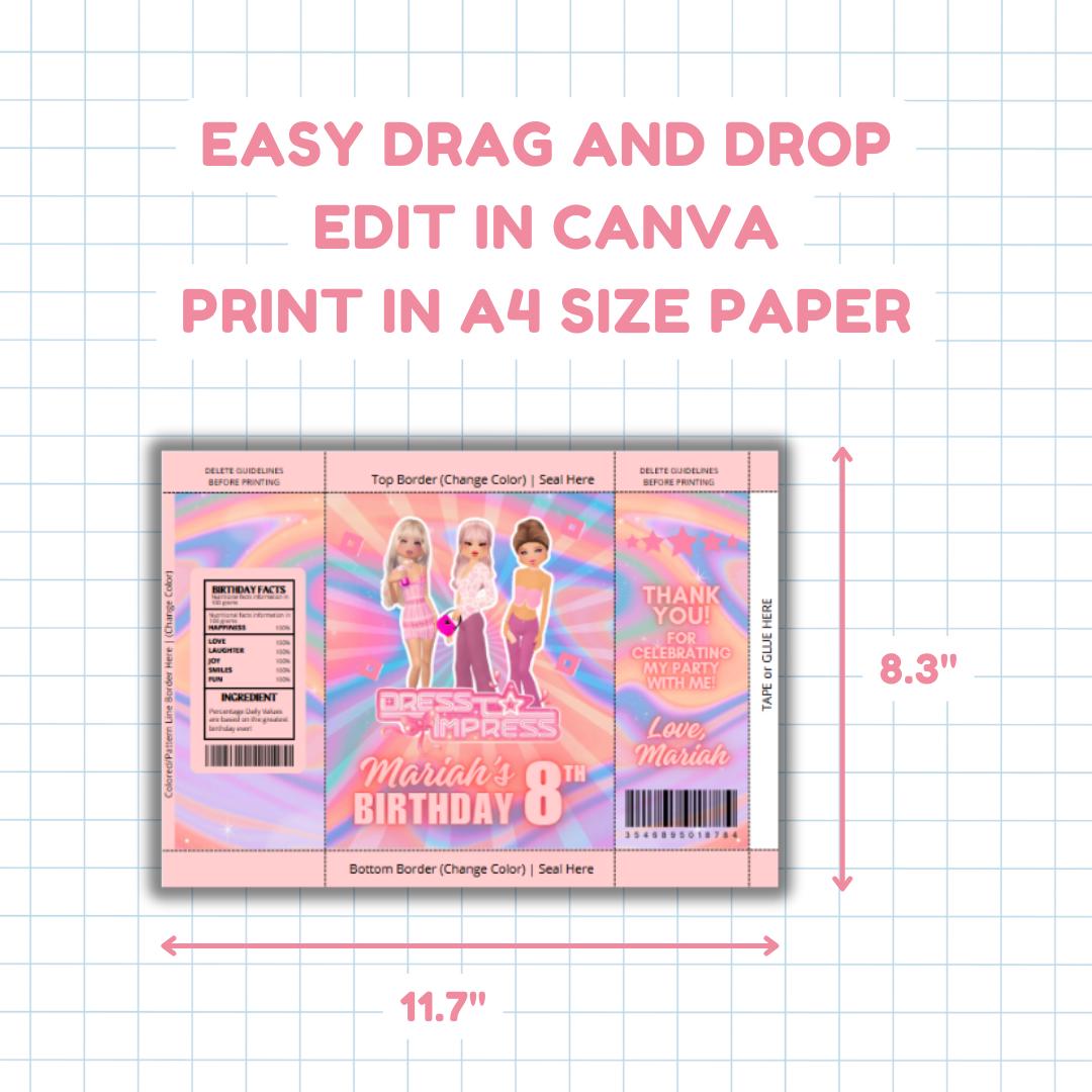 Roblox Chip Bag Template, Roblox Party Decor, Roblox Chip Bag, Roblox ...