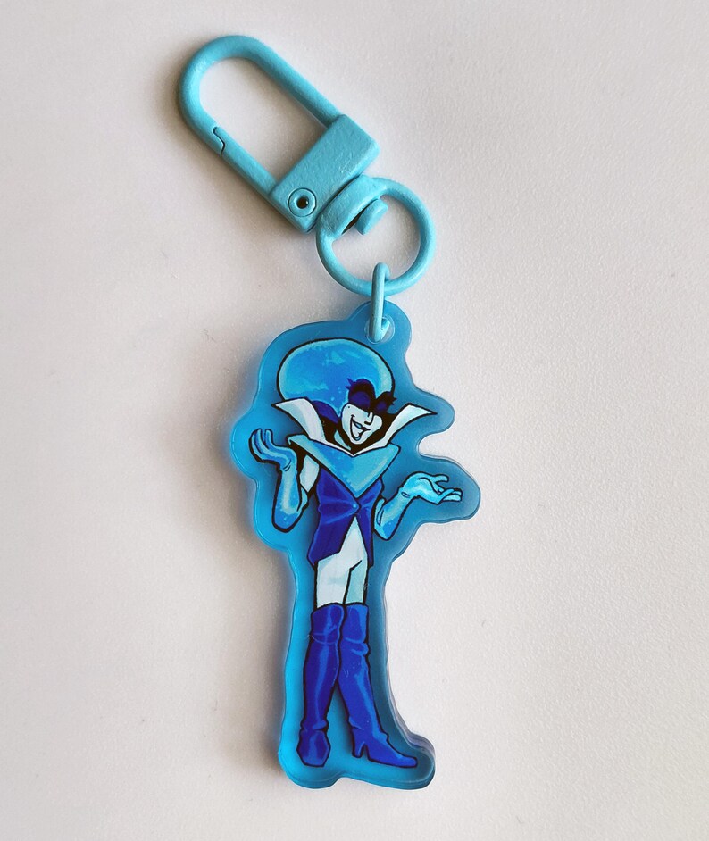 Deltarune Acrylic Keychains: Colored Edge (27mm X 53mm) - Etsy