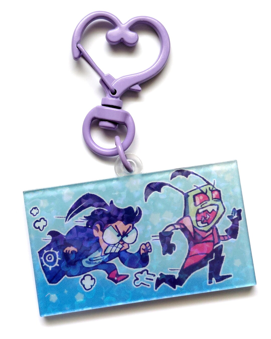 Invader Zim | Keychain - Etsy