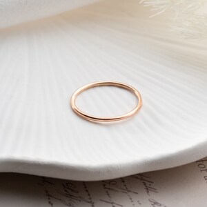 Thin Wedding Band Women Thin Wedding Ring for Women Thin Stacking Ring ...