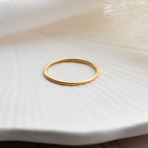 Thin Wedding Band Women Thin Wedding Ring for Women Thin Stacking Ring ...