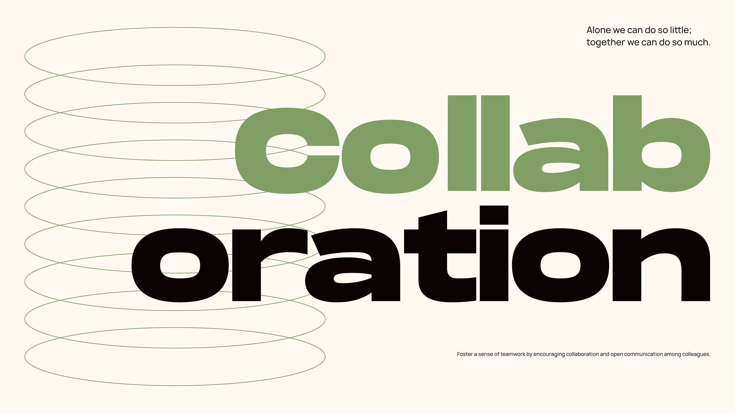 Digital Poster on Collaboration - Etsy