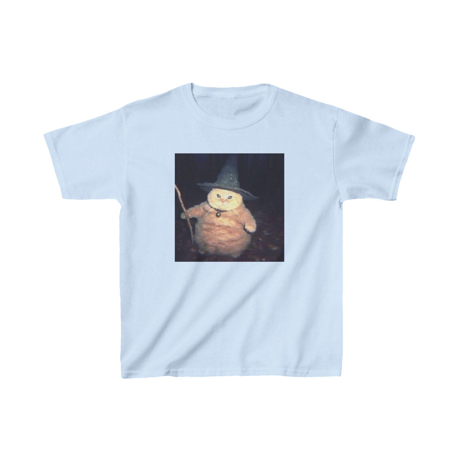 Cheeseball the Wizard Cat Kids Shirt, Halloween Kids T-shirt, Cat Kids ...