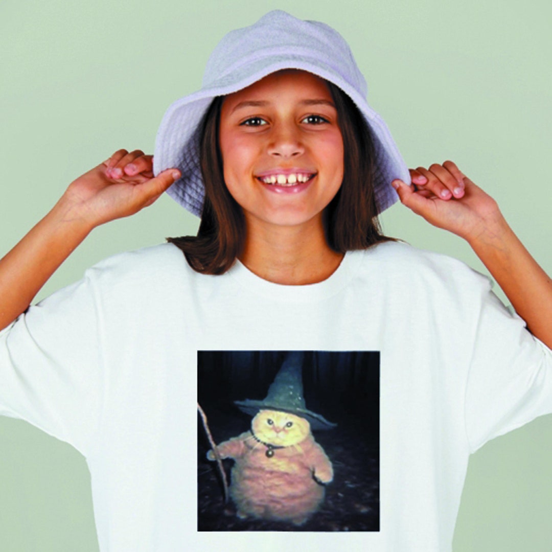 Cheeseball the Wizard Cat Kids Shirt, Halloween Kids T-shirt, Cat Kids ...