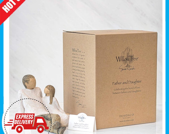 Willow Tree Father and Daughter, Sculpted Hand-painted Figure - Etsy