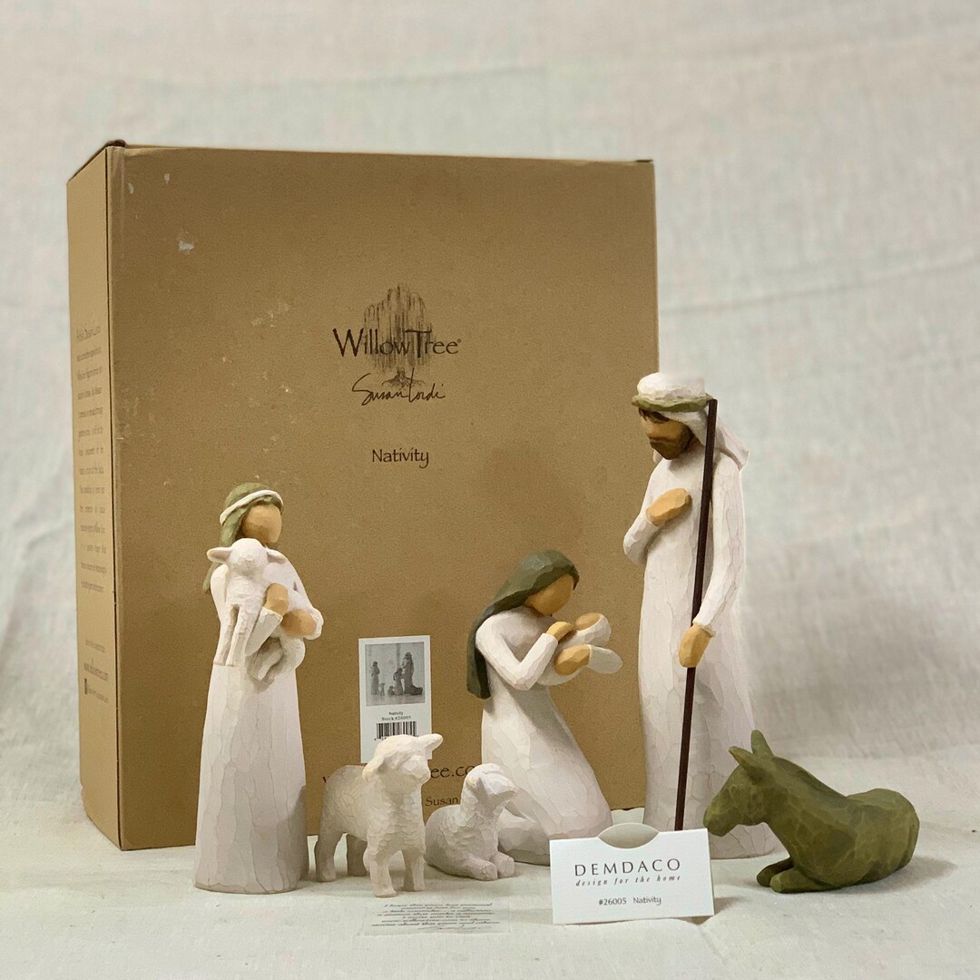 Willow Tree Nativity Figurines, Nativity 6-piece Set Sculpted Figures W ...