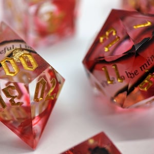 PREORDER - Astarion || Full Set of Handmade Resin Dice for TTRPG, D&D ...