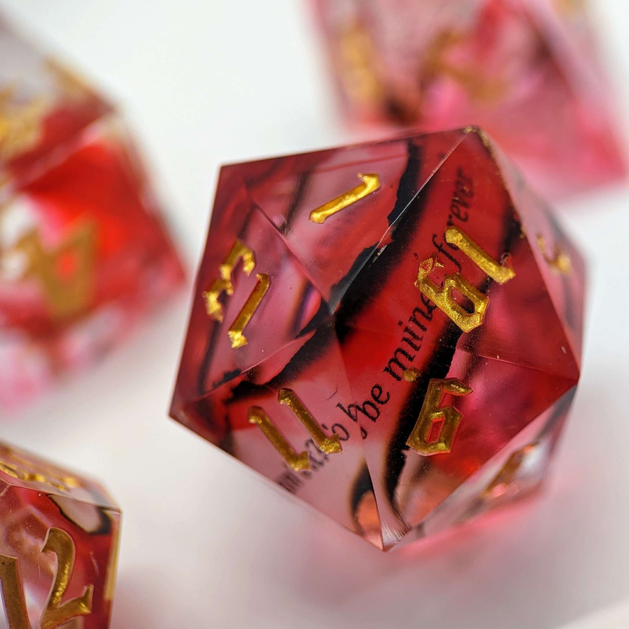 PREORDER - Astarion || Full Set of Handmade Resin Dice for TTRPG, D&D ...